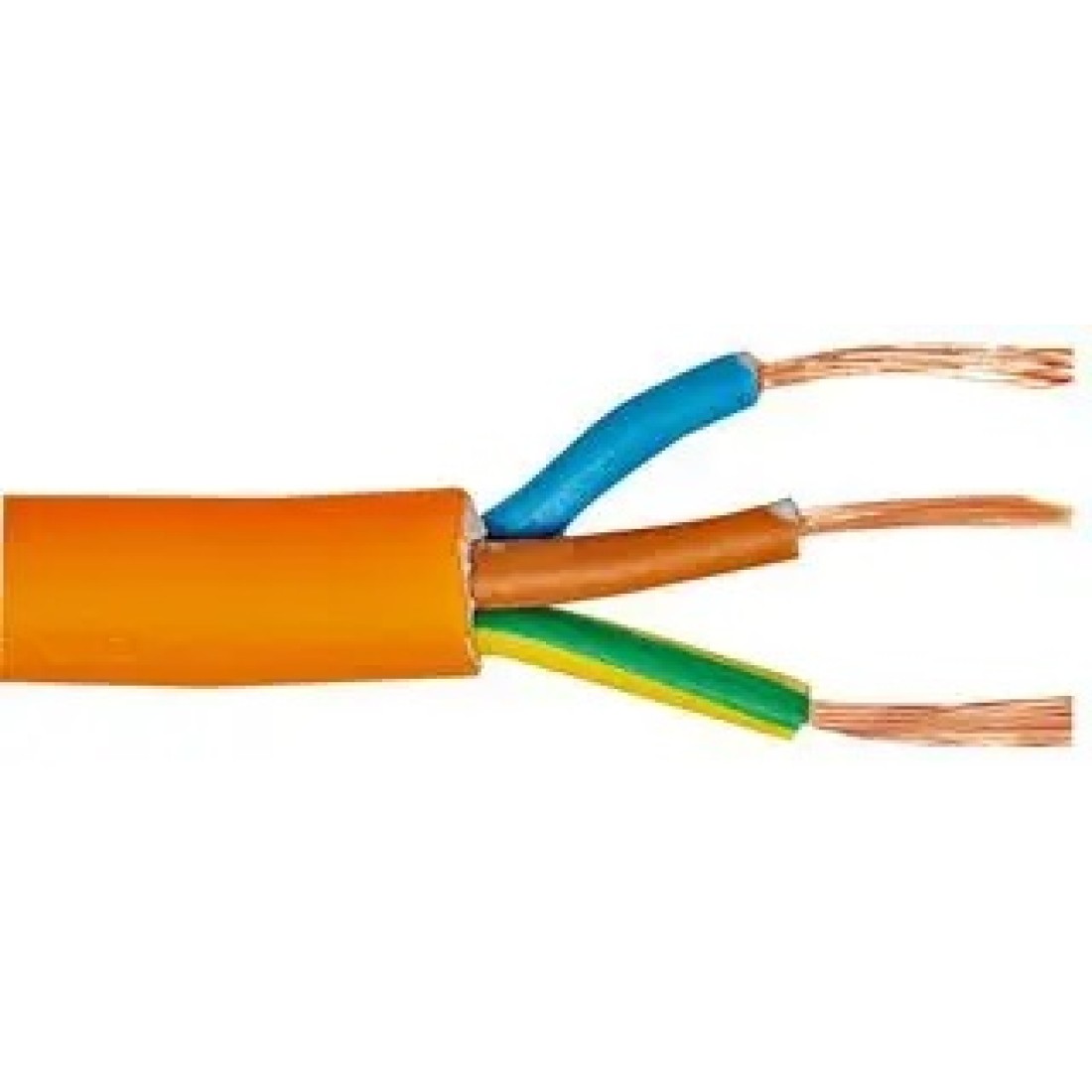 1.5mm Circ. Flex 3-Core ORANGE Sheath