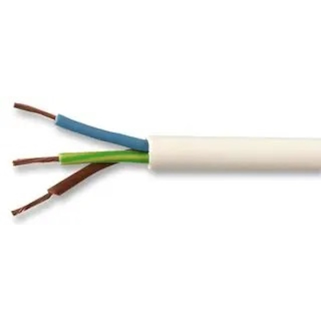 1.5mm Multicore Circular Flex 3 Core White