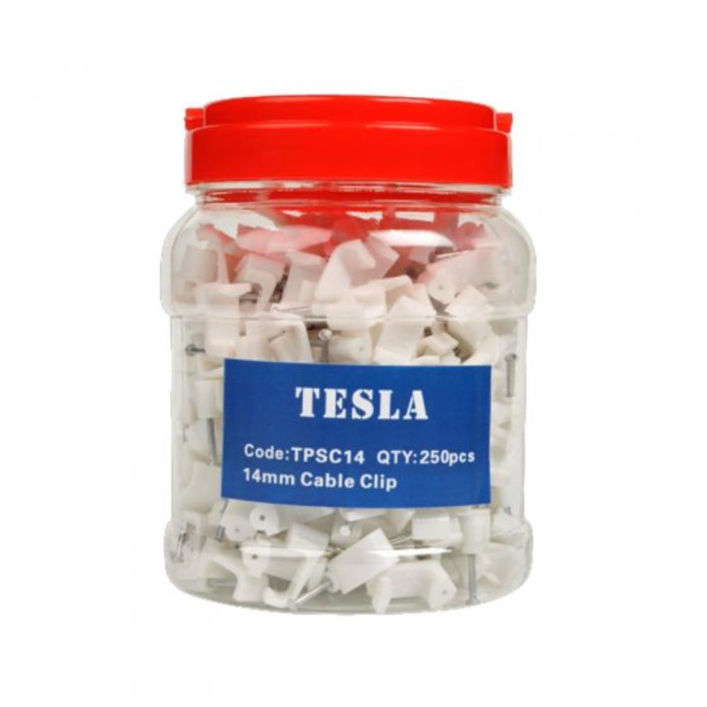 TESLA 14mm TPS Cable Clips 250pcs