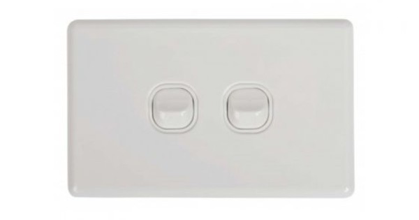 Tesla 2-Gang 10A Switch