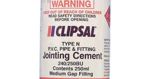 CLIPSAL 250ml PVC JOINTING CEMENT - BLUE