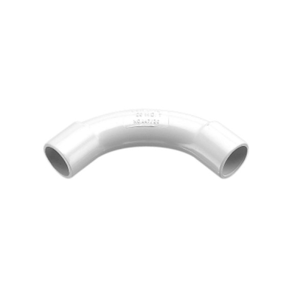 Clipsal 40mm 90 Degree Solid Bend - Grey