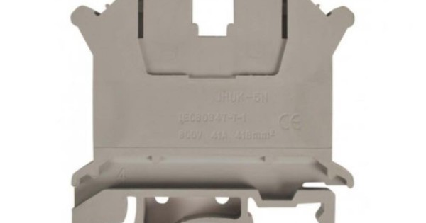 4mm Din Rail Terminals Grey