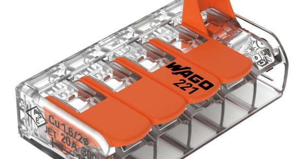 5 Way Wago 4mm Connector - Single