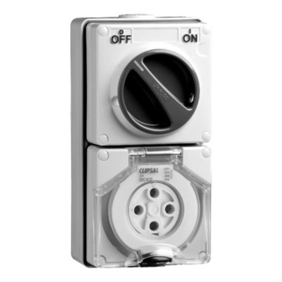 56C432-GY SOCKET SWT SURF IP66 4PIN 32A ( 1)