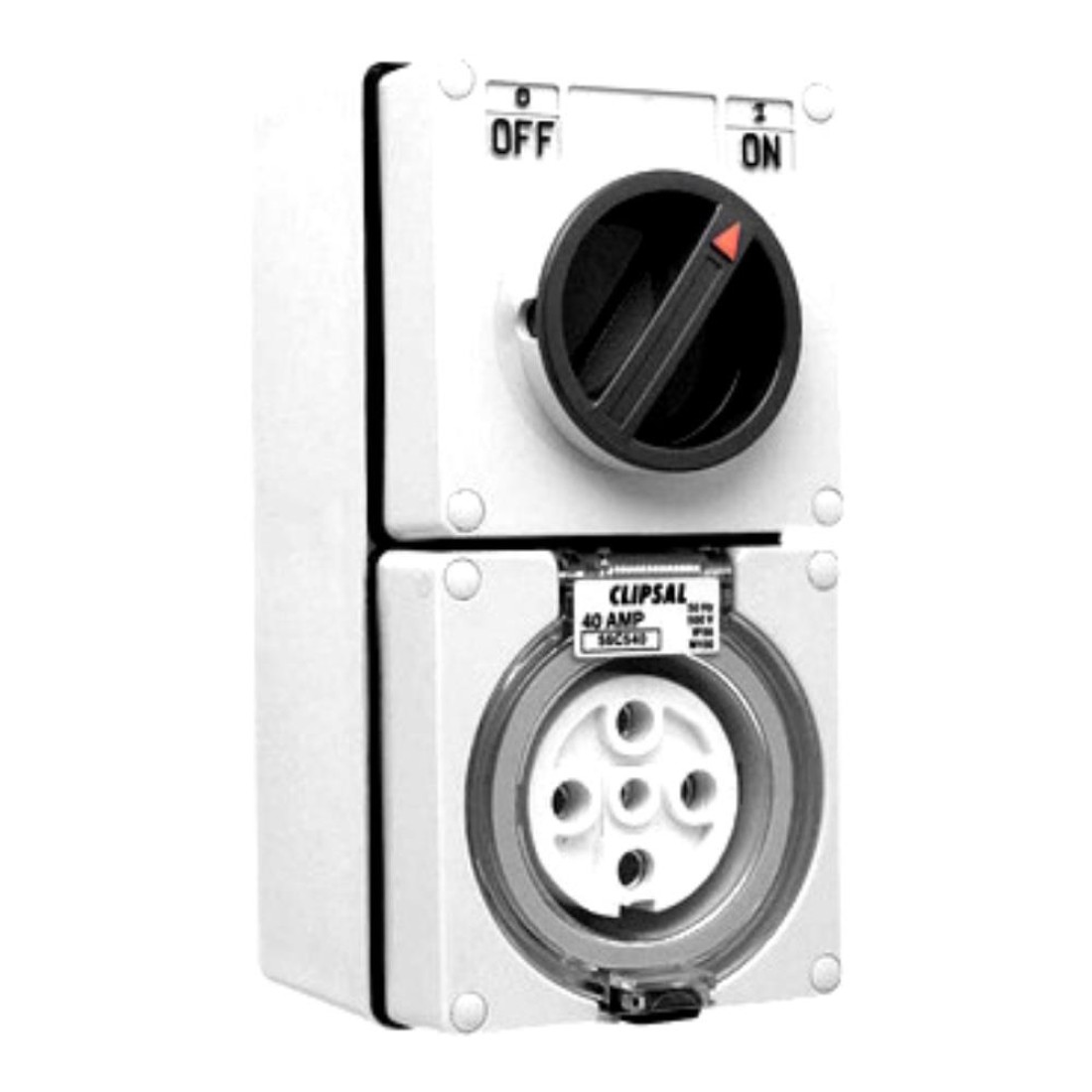 56C540-RW SOCKET SWT SURF IP66 5PIN 40A ( 1)