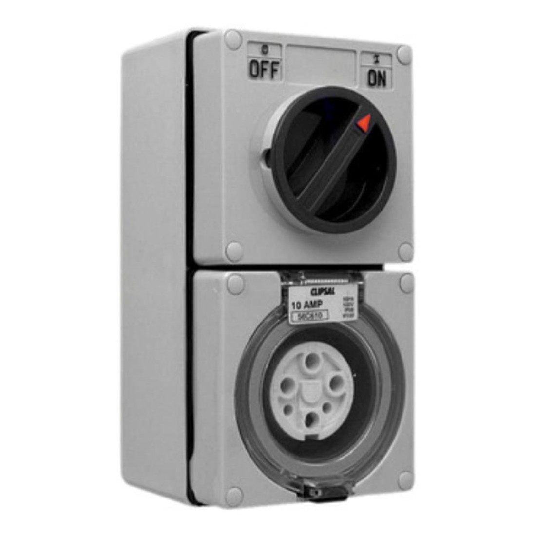 56C610-GY SOCKET SWT SURF IP66 6PIN 10A ( 1)