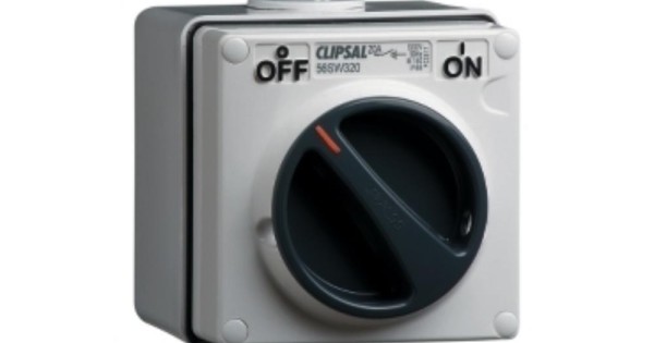 56SW320-GY SWITCH SURF PVC IP66 1G 3P 20A ( 1)
