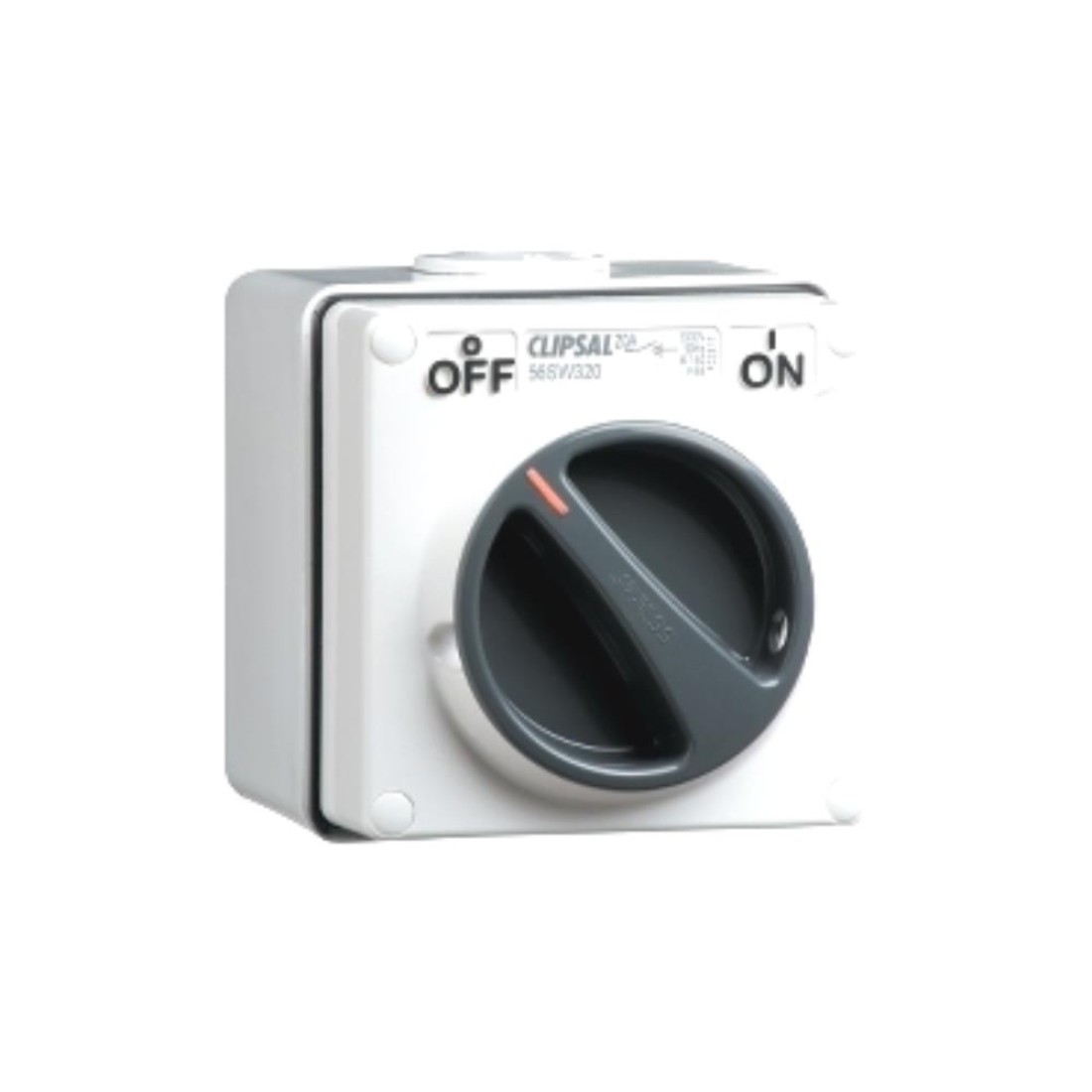 56SW320-RW SWITCH SURF PVC IP66 1G 3P 20A ( 1)