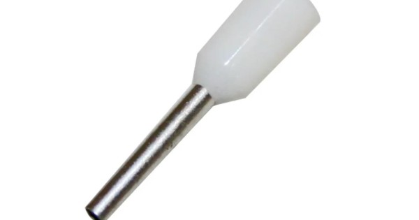 Boot Lace Pin 0.5Mm2-White 500Pk PK500