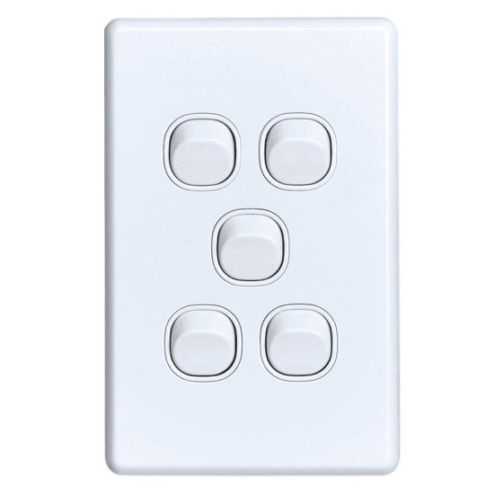 C2035VA-WE SWITCH 5GANG