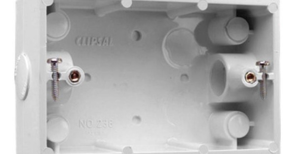 CLIPSAL 20mm MOUNTING BOX COND