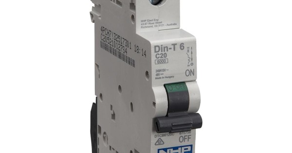 NHP DIN-T Miniature Circuit Breaker 6kA 1P 63A C-Curve | DIN Rail MCB ...