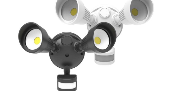 Haneco Proxima Tritone LED Double Spot Light Black 30w