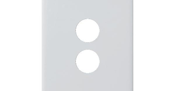Legrand 2-Gang Grid Coverplate