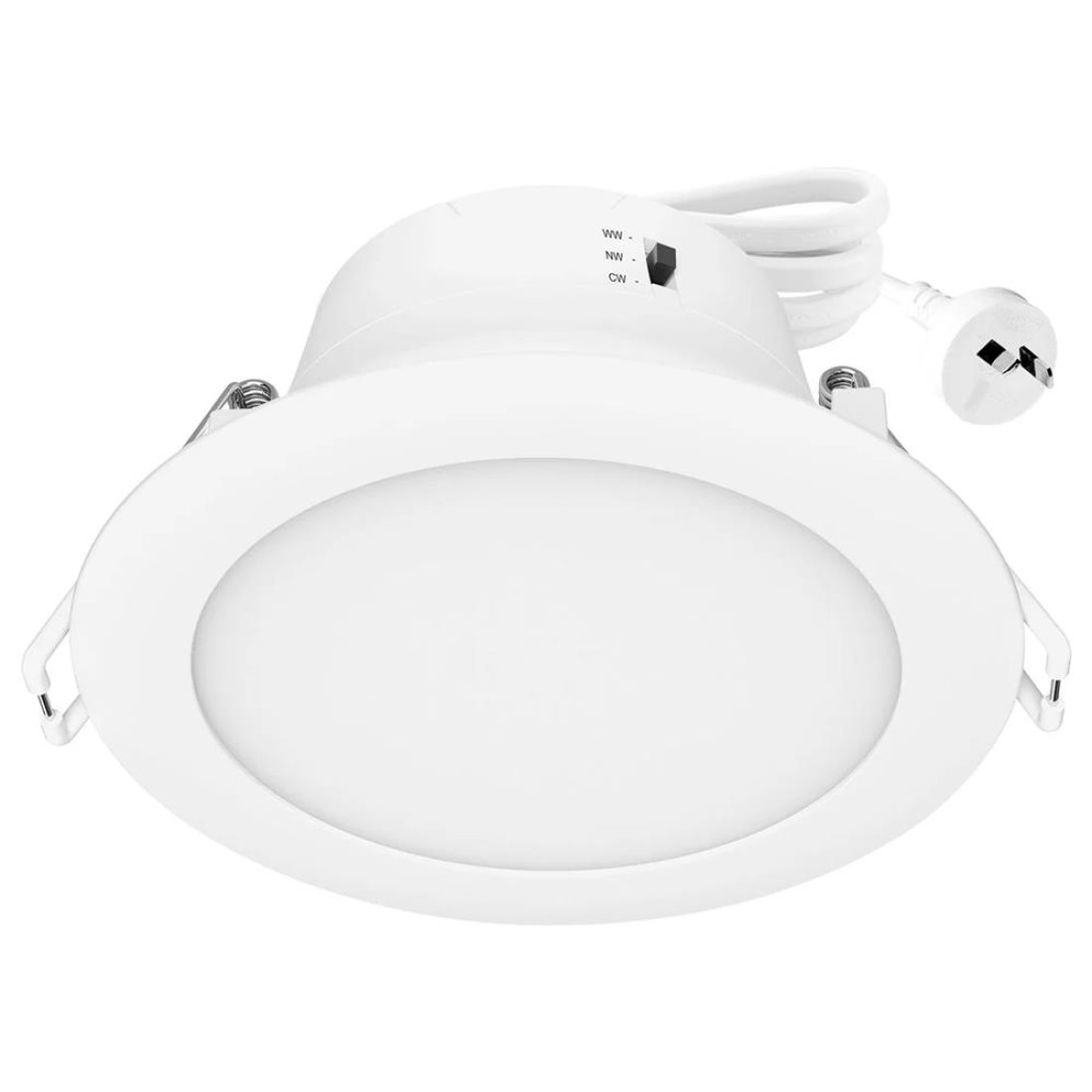 EKO-2 9W 90MM LED 3CCT DOWNLIGHT KIT 10PC KIT + 10 Surface Sockets