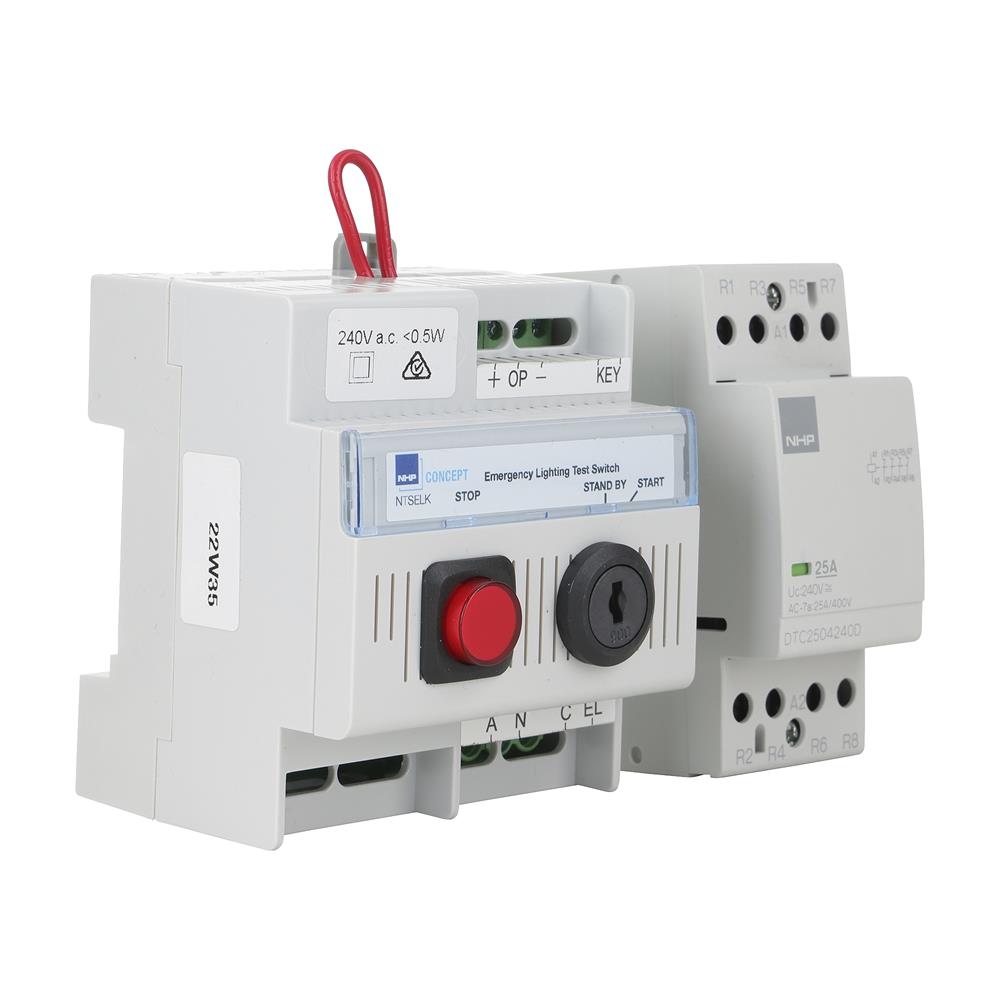 EMERGENCY LIGHTING TEST UNIT KEY SWITCH (OPEN TYPE)