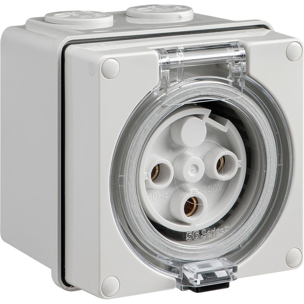 EY56SO332 Easy56 Socket 3 Pin 32A 250V(1)