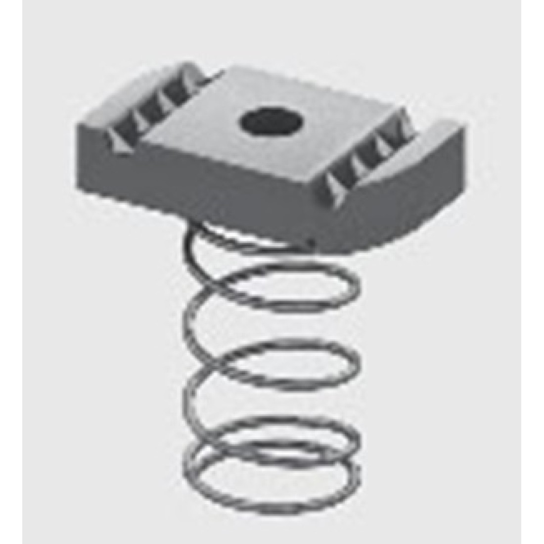 M10 SPRING NUT S/steel