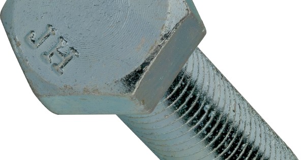 M10 x 50mm Hex Bolt HT8.8 Zinc