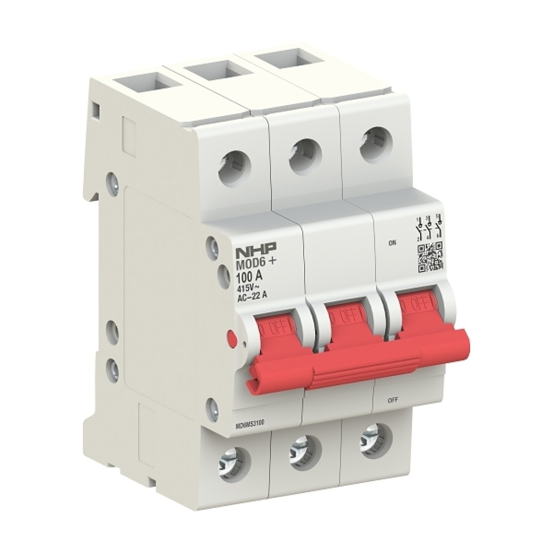 MD6MS3100 MOD6+ Main Switch 3P