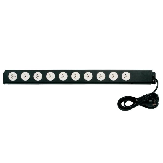 Power Rail 10 Way Vertical PK1