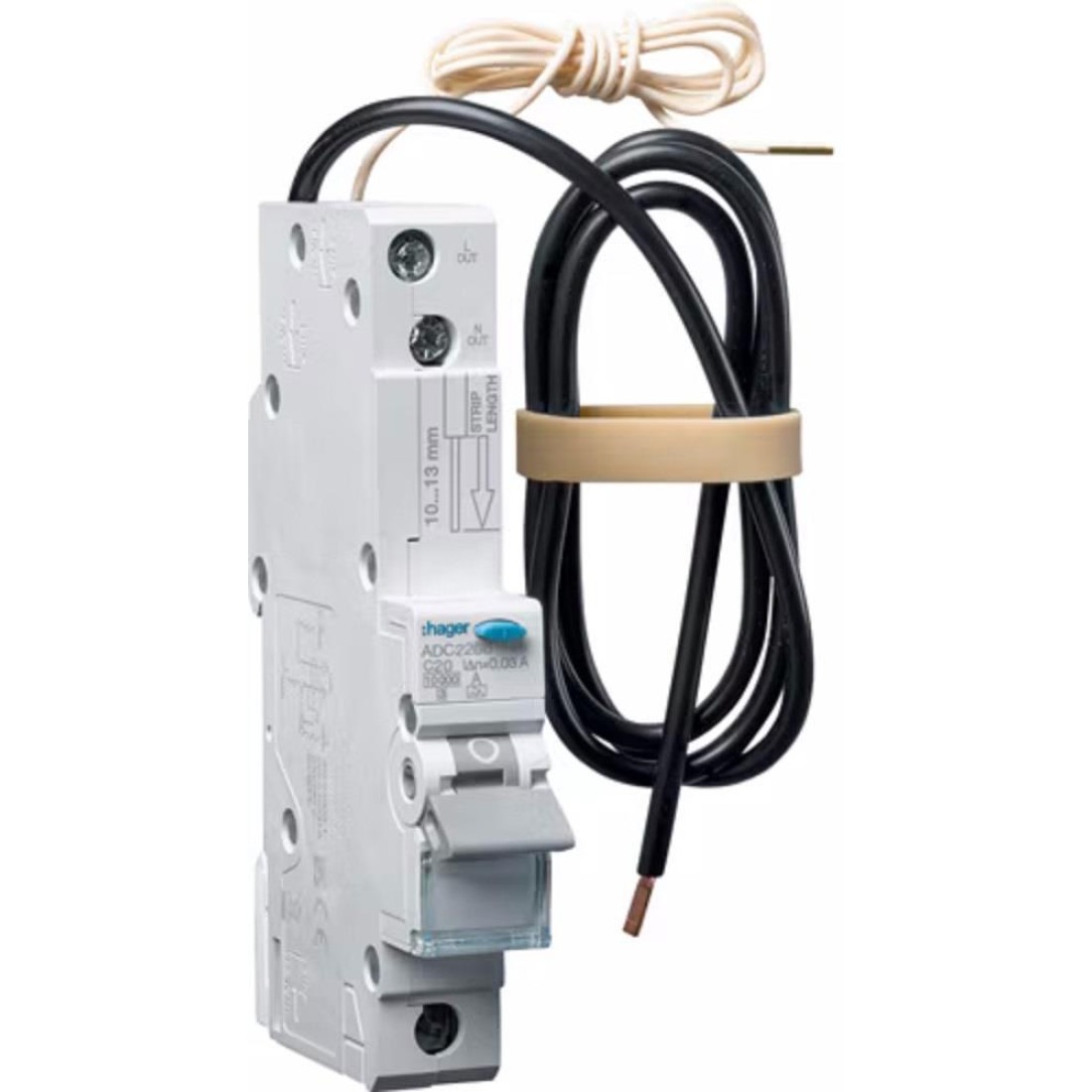 RCBO 1M 1P 10kA C-20A 30mA A