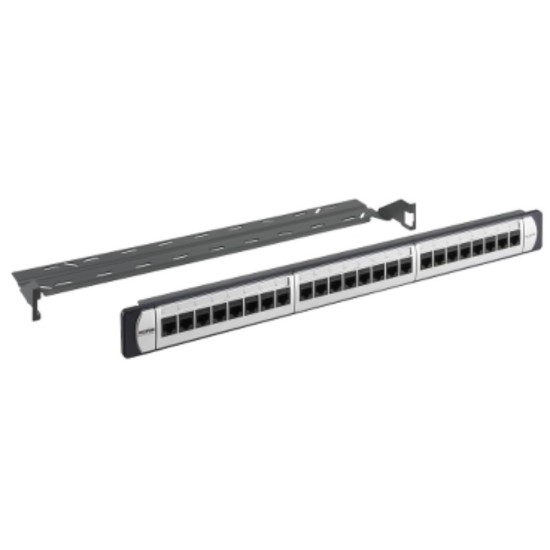 RJ5/24PP P/PANEL 24PORT CAT5E UTP 568AB ( 1)