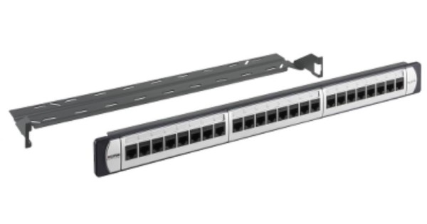 RJ5/24PP P/PANEL 24PORT CAT5E UTP 568AB ( 1)