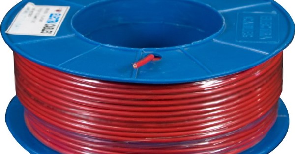 B/Wire 1C Pvc V90TH 1mm2 Red