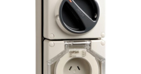 56C310-GY SOCKET SWT SURF IP66 3PIN 10A (12)