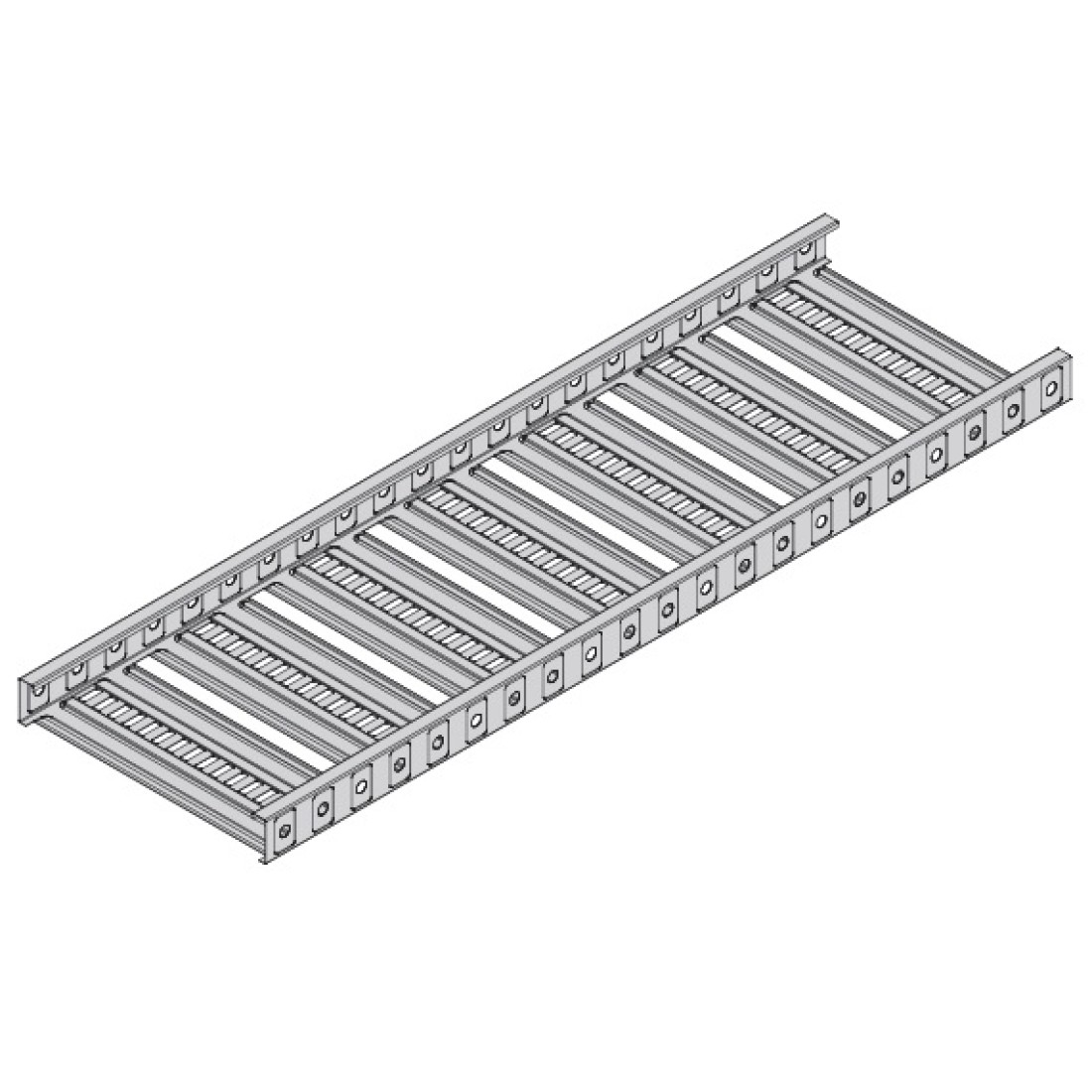 Unistrut ST3 300mm Cable Tray Zinc
