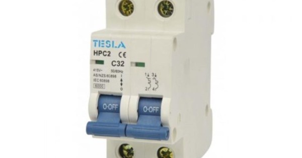 Tesla Miniature Circuit Breaker 2 Pole 32 Amp