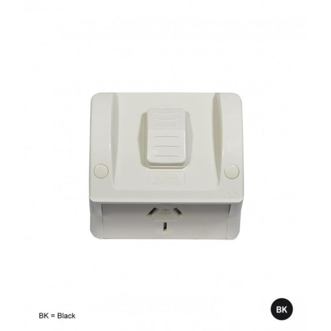 Trader Single Outdoor Power Point IP54 15A