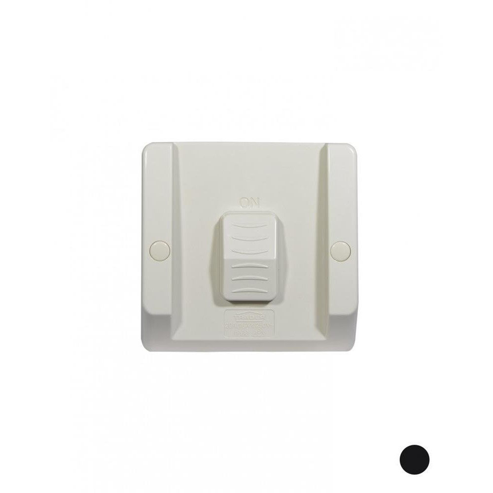 Trader Single Outdoor Switch IP66 20A/16AX