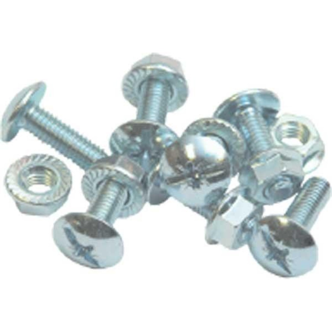 Tray Nut And BolT Pkt X 40 Zinc