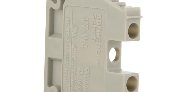 V7W4 Screw Terminal 4Mm 1 Conductor 32A Grey (1 )