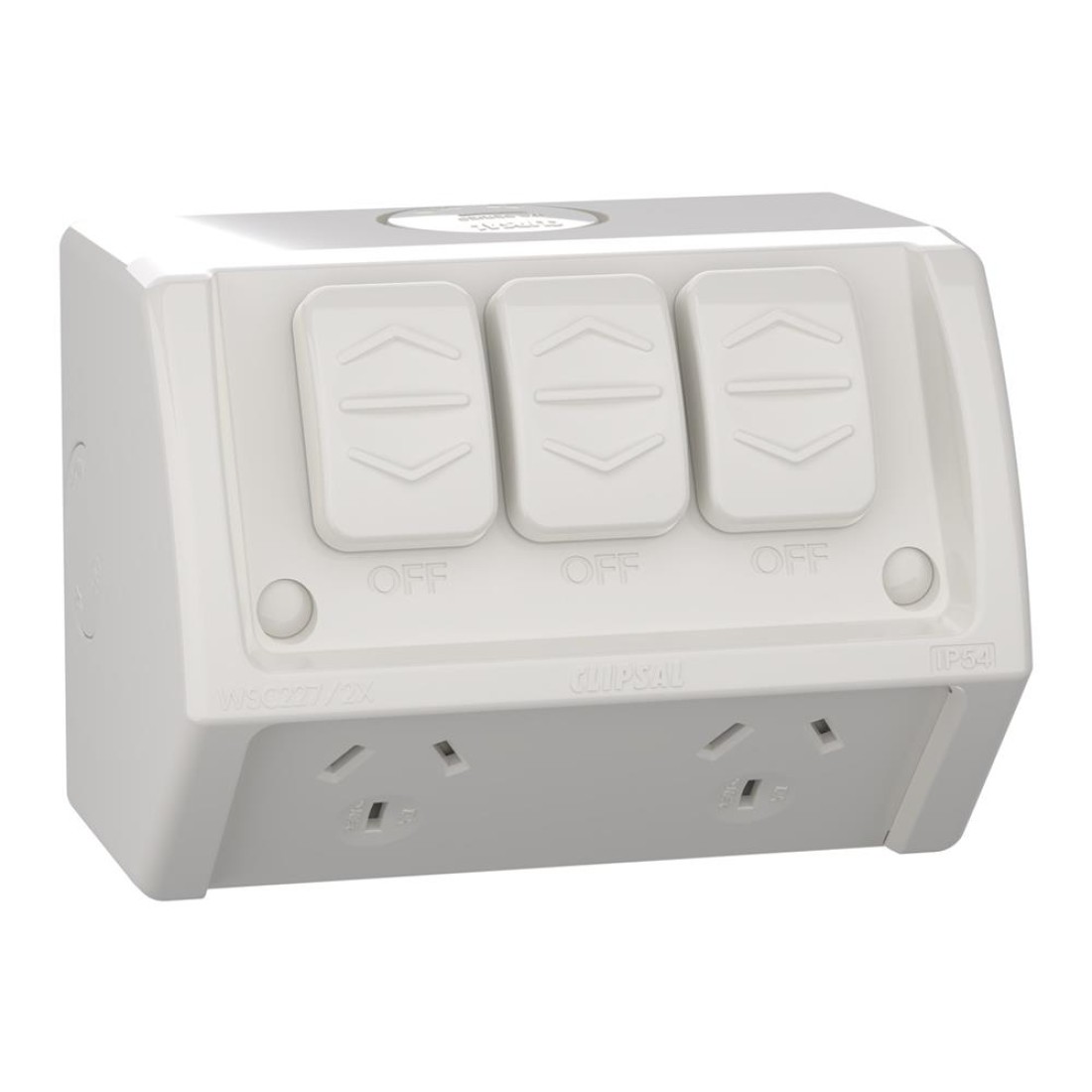 WSC227/2X-RG SOCK SWT TWIN 10A 250V E/SW(1)