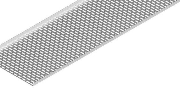 Burndy 75mm Perforated Cable Tray Galvabond